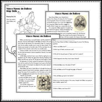 Vasco Nunez de Balboa 3rd Grade Interactive PowerPoint Google Slides ...