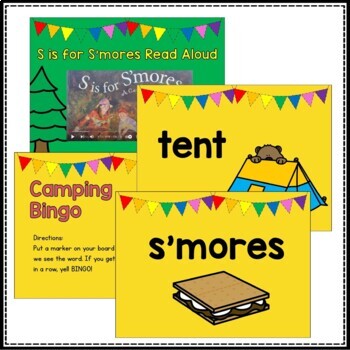 Low Prep Camping Themed Party Celebration Digital Games and Activities ...