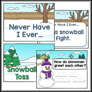 Low Prep Winter Party Celebration Games and Activities Digital - A ...