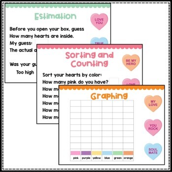 Digital Valentine Candy Heart Math Google Slide and Power Point - A ...