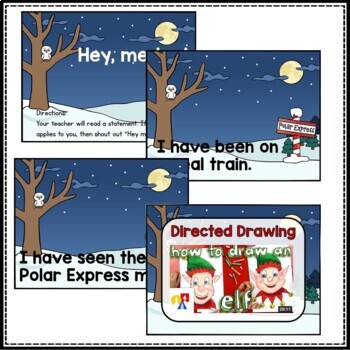 Low Prep Polar Express Day Celebration Games and Activities Digital - A ...