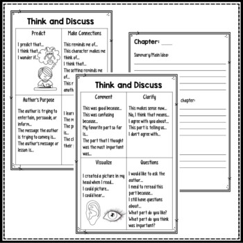 Literature Circles Response Booklet - A Primary Owl