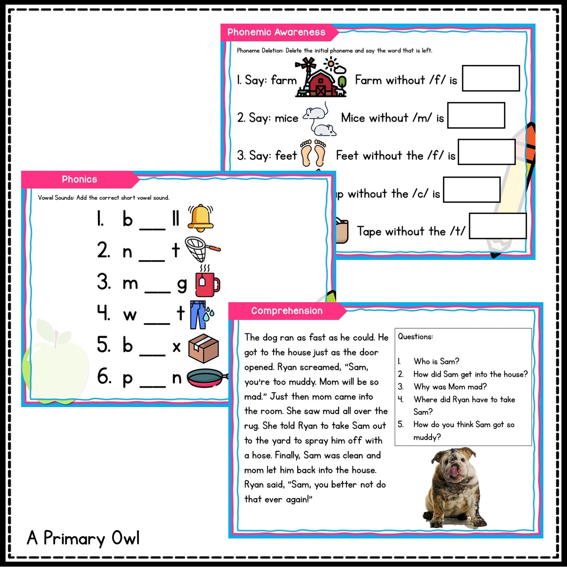2nd Grade August ELA Spiral Review Morning Work PowerPoint and Google ...