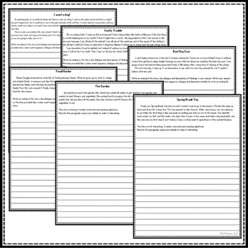 Test Prep Narrative Writing Prompts GMAS Practice - A Primary Owl