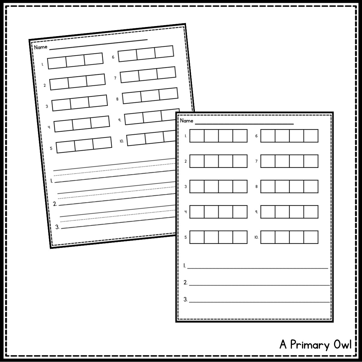 Orthographic Word Mapping, Sound Boxes, Spelling and Dictation Sheets ...